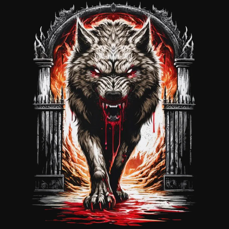 Garm - Hound of Hel T-Shirt | Norse Mythology Garmr / Hellhound – Sons ...