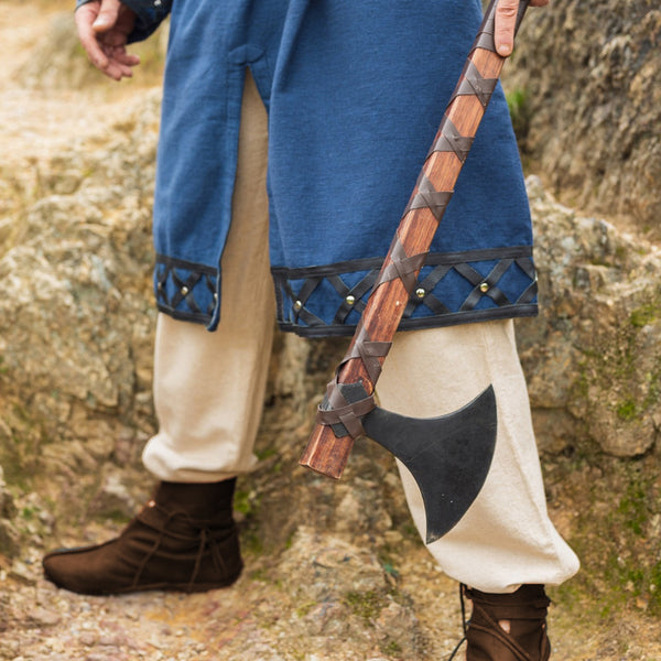 Natural Viking Trousers / Pants - Linen | Medieval Reenactment Clothing ...