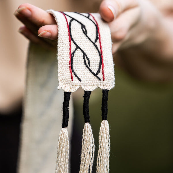 Natural colored Woven Viking / Medieval Belt | Wide Women's Weaved ...