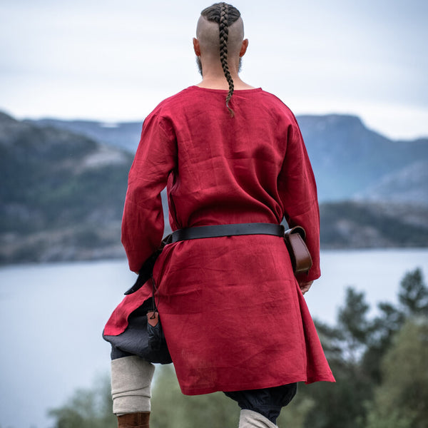 Red Viking Tunic - Linen | Historically Accurate Tunics | RG – Sons of ...
