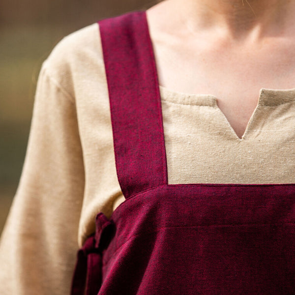 Red Viking Apron OverDress | Medieval Over Dress / Aprons – Sons of Vikings