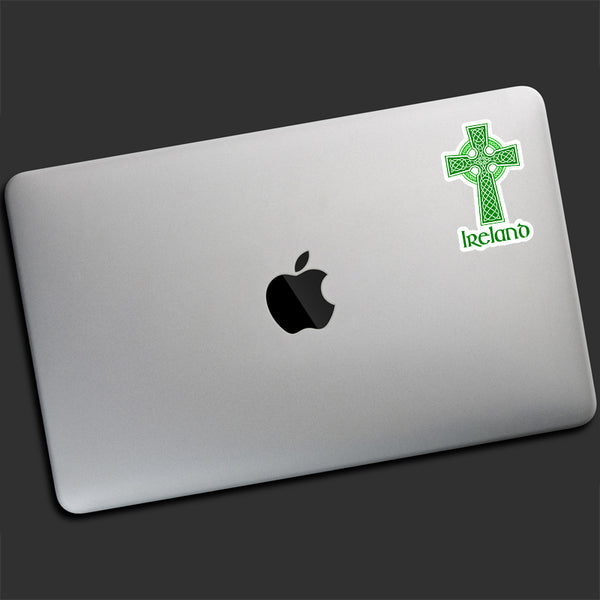 Ireland Sticker | Celtic Cross Irish Stickers – Sons of Vikings