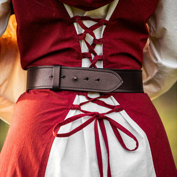 Dark Brown Bodice Medieval Belt - Leather | Girdle Corset Women's Belt ...