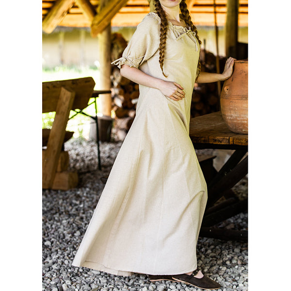 Hemp Short Sleeve Medieval Dress - Cotton | LARP / Renaissance – Sons ...