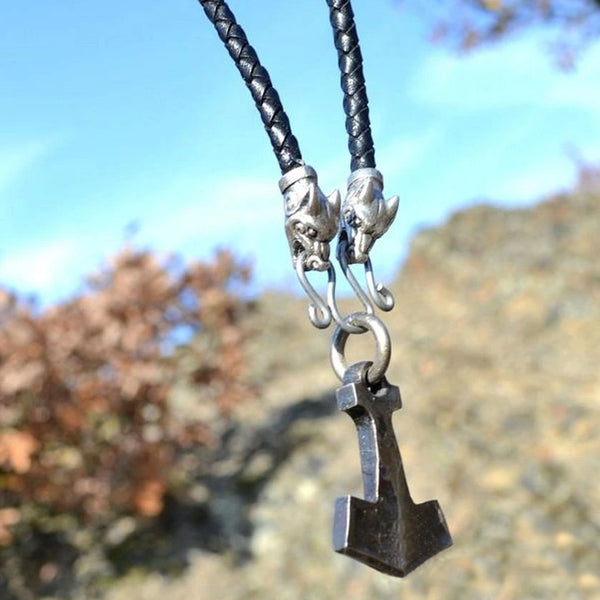 Hand Forged Thor Hammer Pendant | Forged Steel Thor's Mjolnir – Sons of ...