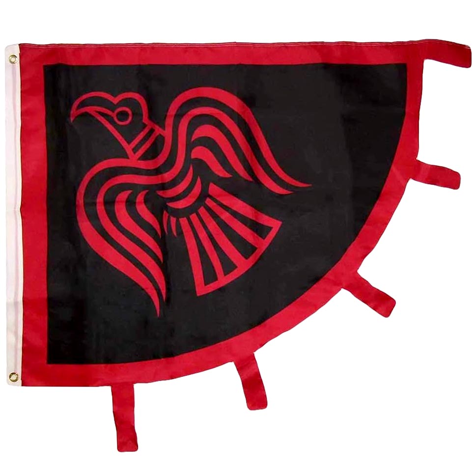 5' x 3' Viking Raven Flag | Norse / Nordic Ragnar Flags – Sons of Vikings