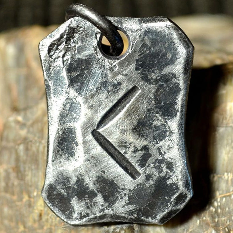 Hand Forged Steel Rune Pendants – Sons of Vikings