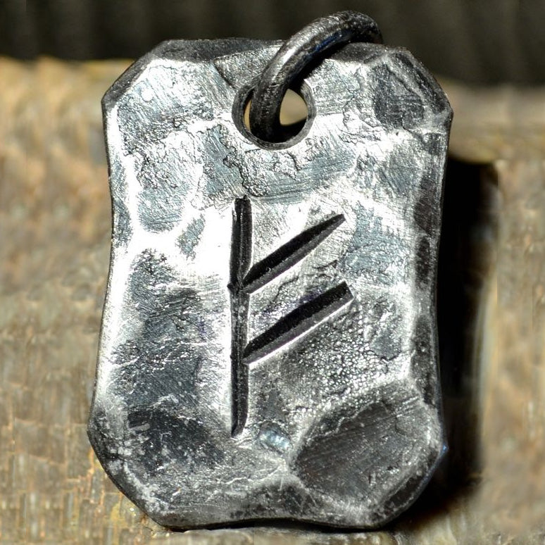 Hand Forged Steel Rune Pendants – Sons of Vikings