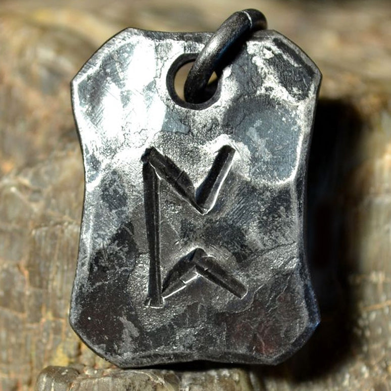 Hand Forged Steel Rune Pendants – Sons of Vikings