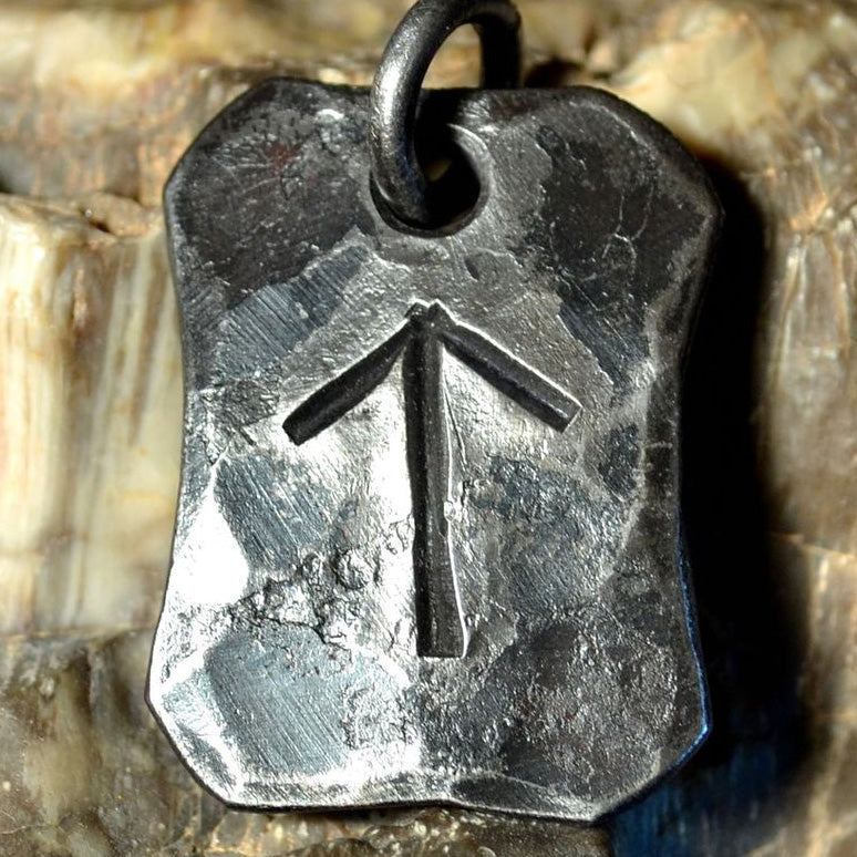 Hand Forged Steel Rune Pendants – Sons of Vikings