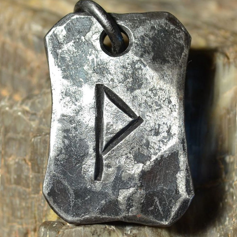 Hand Forged Steel Rune Pendants – Sons of Vikings