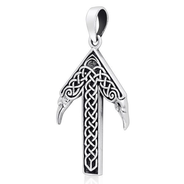 Tiwaz Rune Necklace | Sterling Silver Tyr Pendant Jewelry – Sons of Vikings